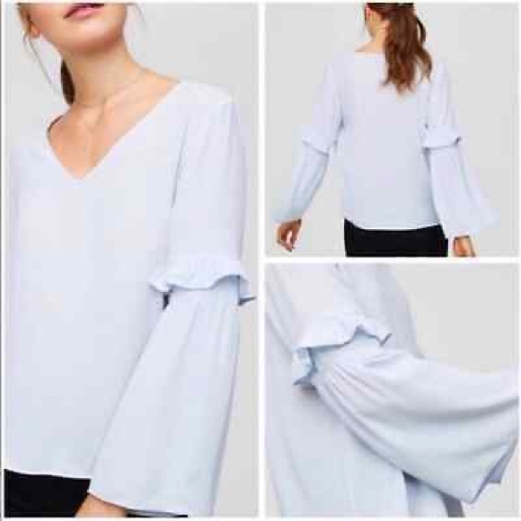 Tops | Light Blue Loft Work Shirt | Poshmark